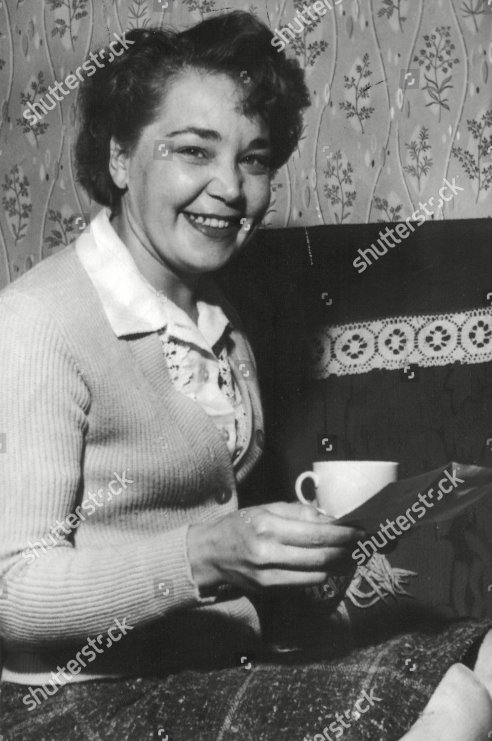Mrs Edith Black Whose Husband Edgar Editorial Stock Photo - Stock Image ...