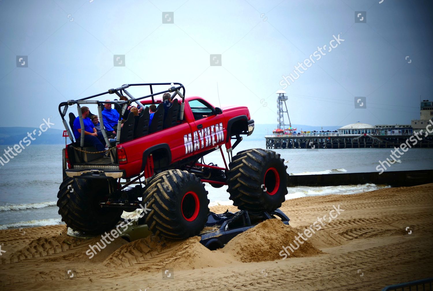 Mayhem Monster Truck Rides On Bournemouth Editorial Stock Photo - Stock ...