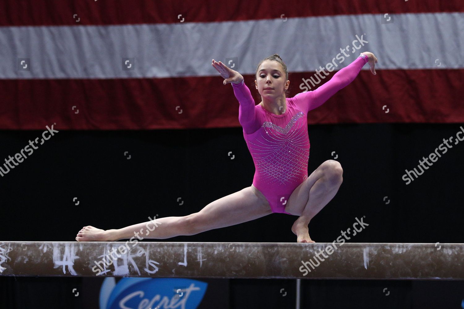 Gymnast Irina Alexeeva Woga Competes Junior Editorial Stock Photo ...