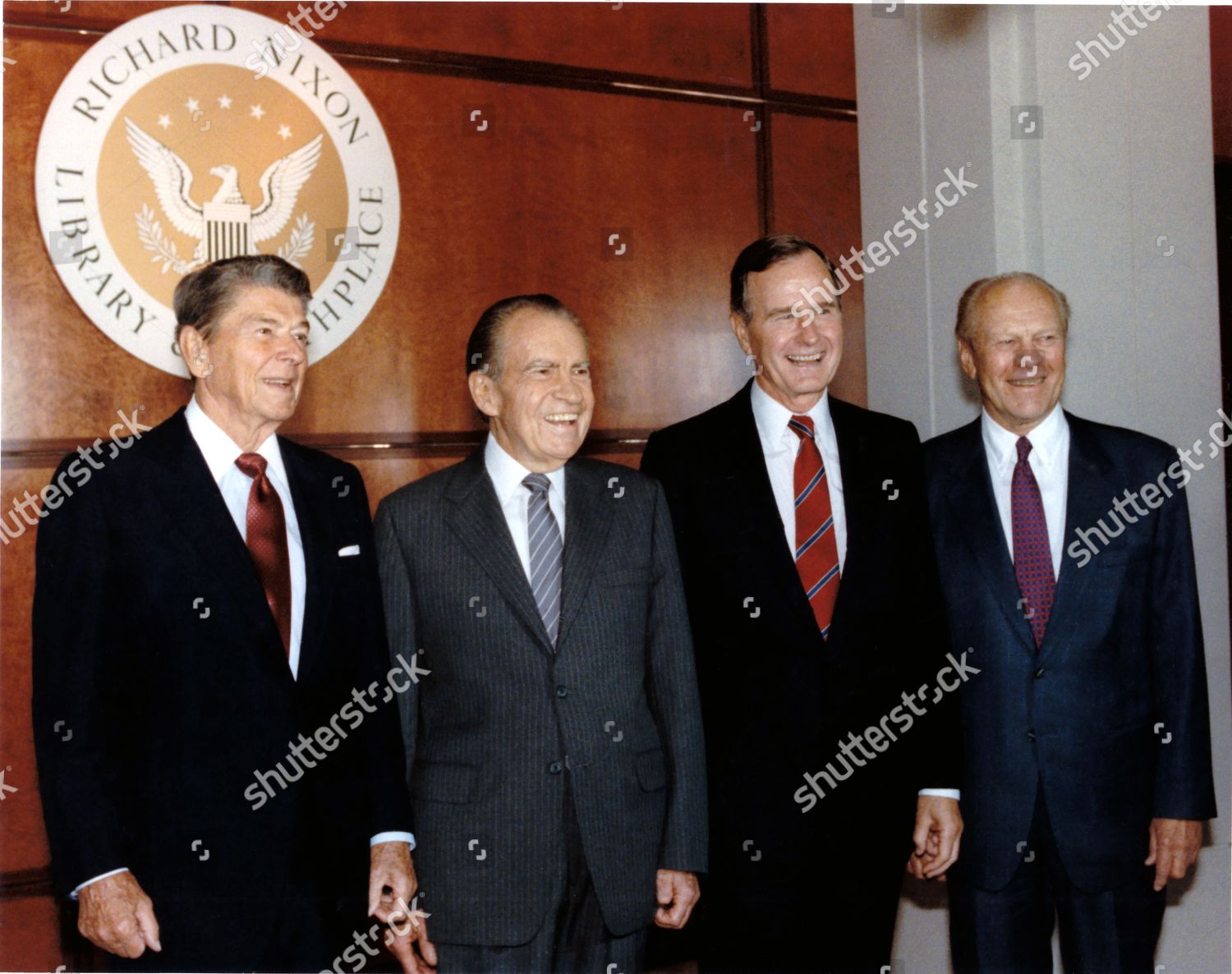 Ronald Reagan Richard M Nixon George Editorial Stock Photo - Stock ...