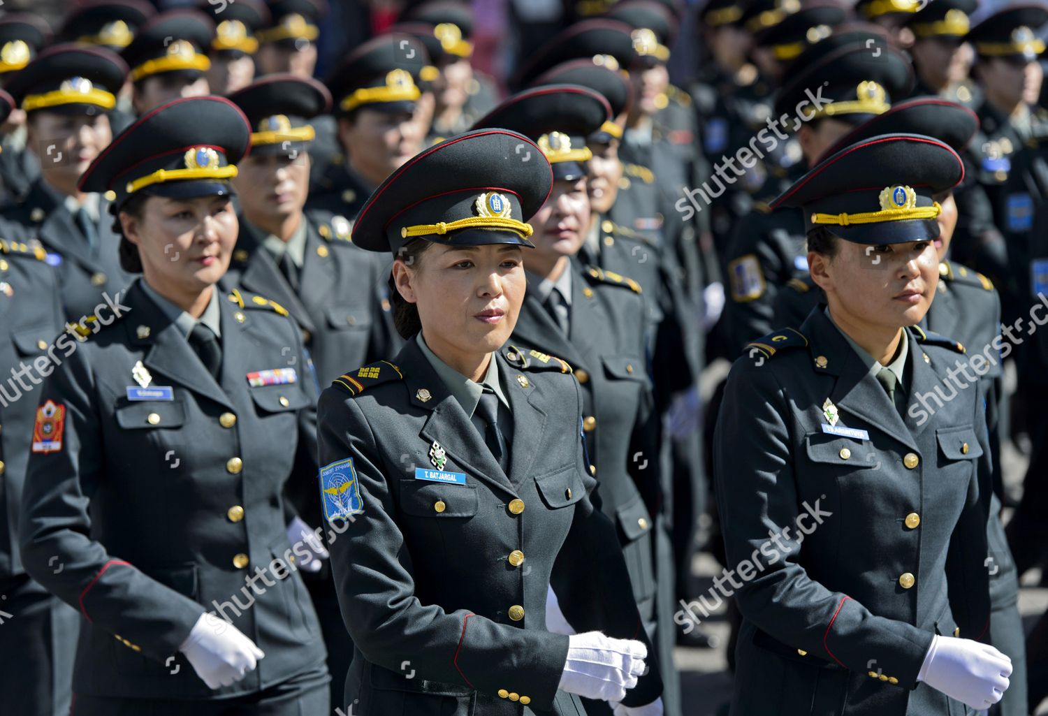 Uniformed Women Military Parade Unit Air Editorial Stock Photo - Stock ...