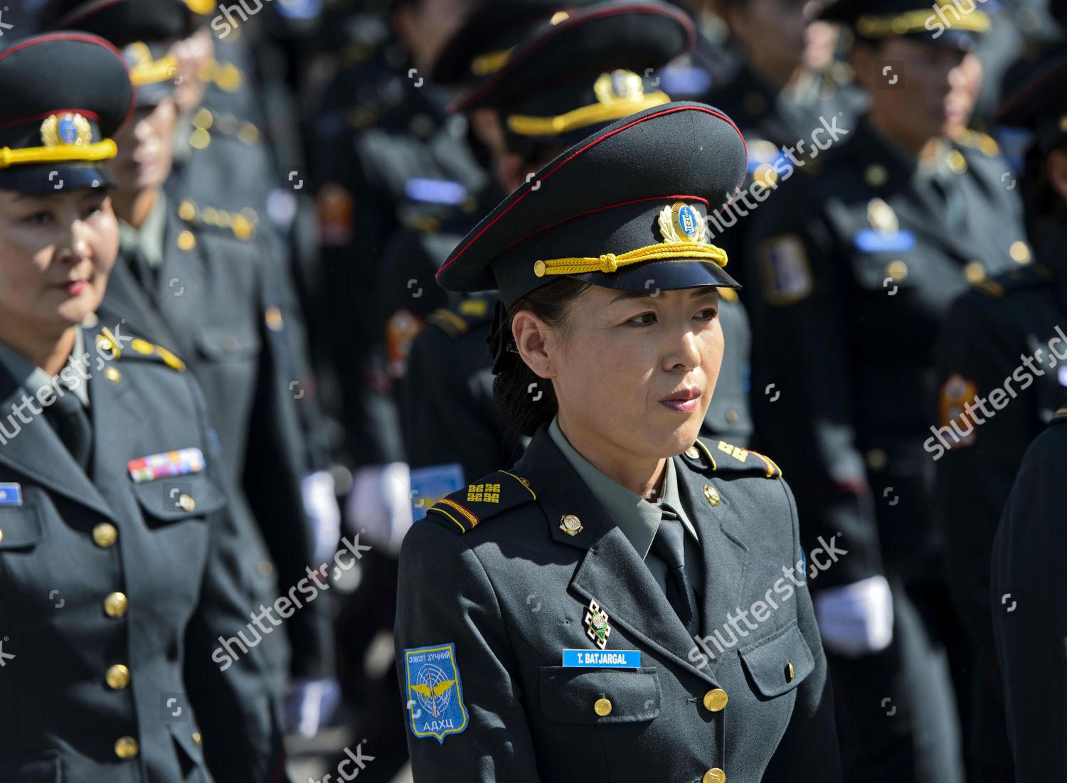 Uniformed Women Military Parade Unit Air Editorial Stock Photo - Stock ...