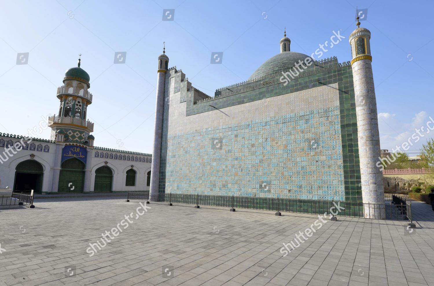 Historical Silk Road Silk Route Mosque Editorial Stock Photo - Stock ...