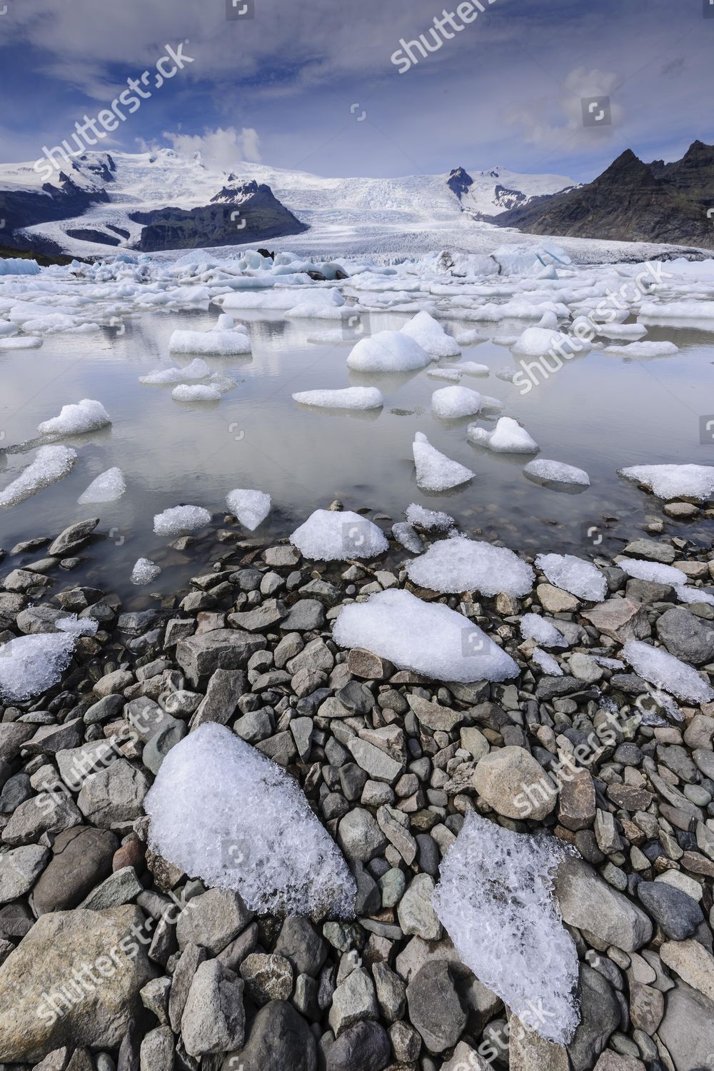 Ice Lagoon Glacial River Glacier Breidarlon Editorial Stock Photo ...