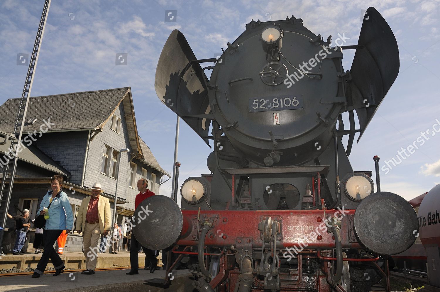 Class 52 Steam Locomotive Pulling Into Editorial Stock Photo - Stock ...