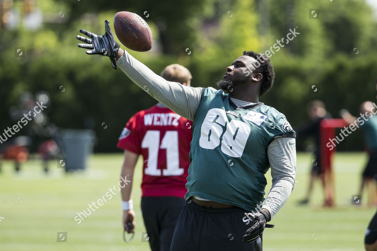 Philadelphia Eagles Guard Dillon Gordon 69 Editorial Stock Photo ...