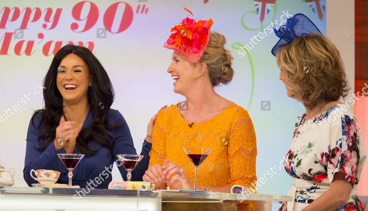 Vicky Pattison Penny Lancaster Kaye Adams Editorial Stock Photo - Stock ...