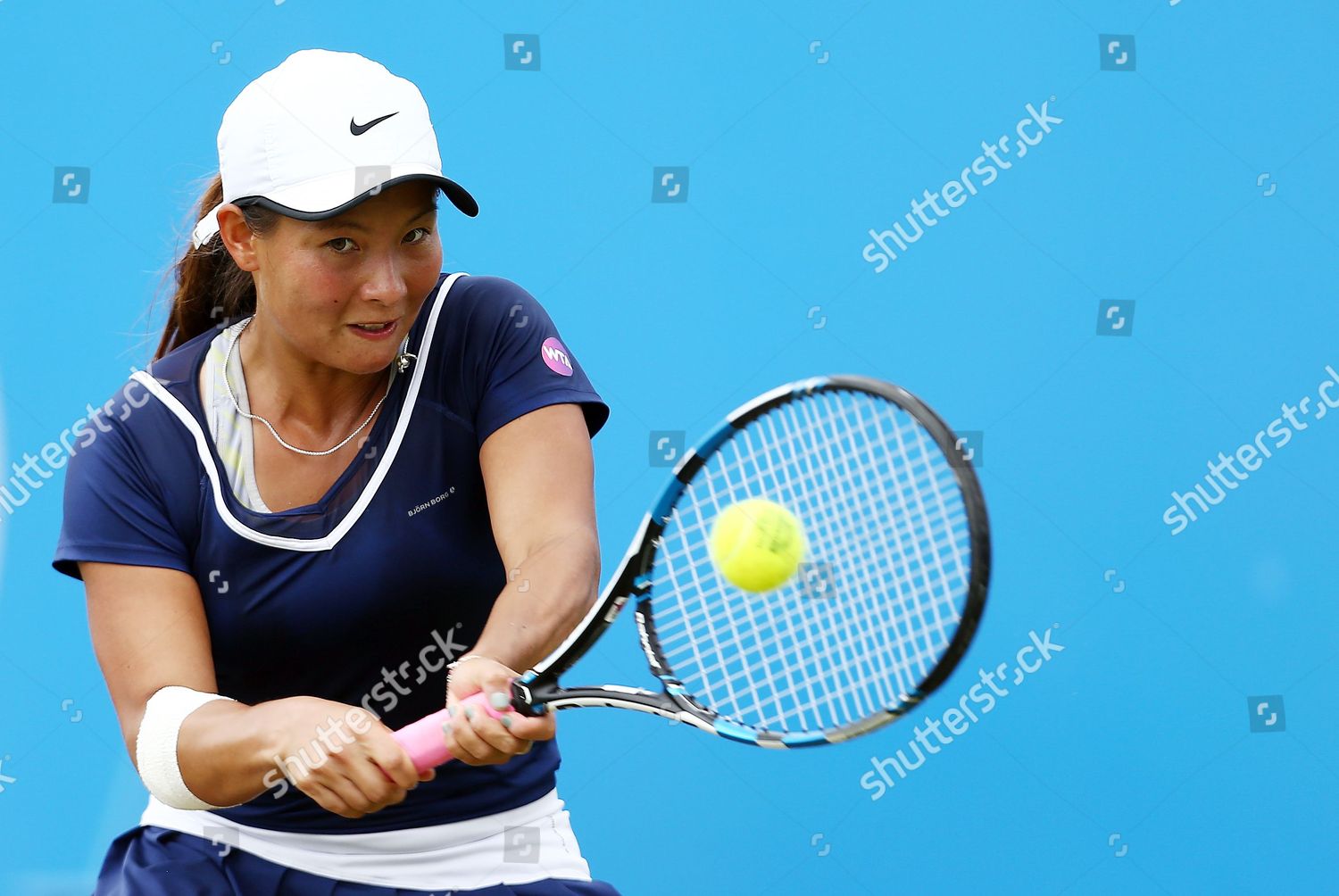 Tara Moore Great Britain During Wta Editorial Stock Photo - Stock Image ...