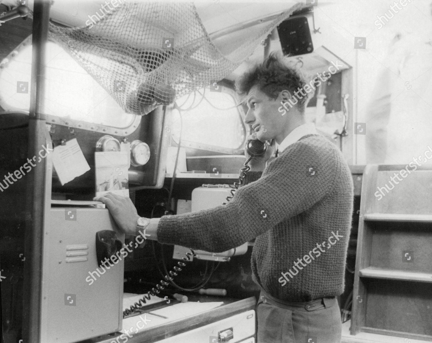Seaman Mike Ellison Aboard His Yacht Editorial Stock Photo - Stock ...