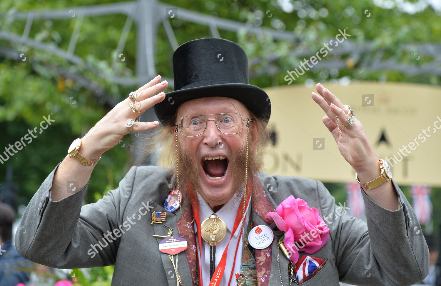 John Mccririck Tv Presenter Racing Pundit Editorial Stock Photo - Stock ...