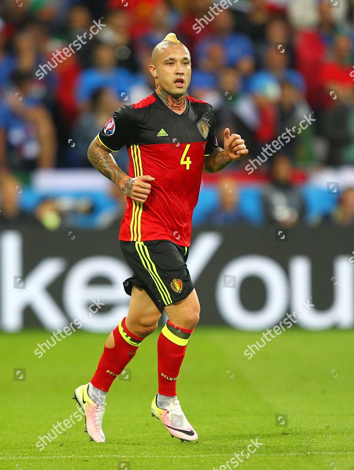 Radja Nainggolan Belgium During Uefa European Editorial Stock Photo ...