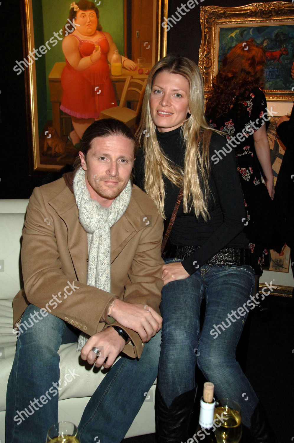 Emmanuel Petit Wife Agathe De La Editorial Stock Photo - Stock Image ...
