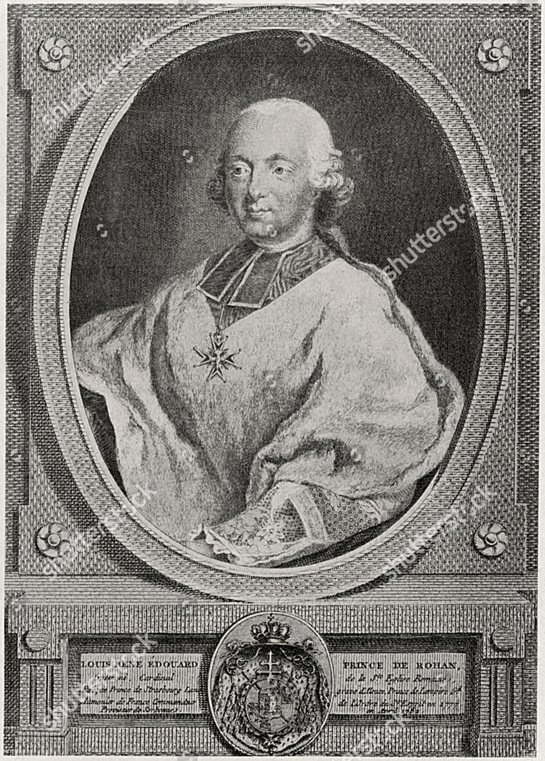 Cardinal De Rohan Louis Rene Edouard Editorial Stock Photo - Stock ...