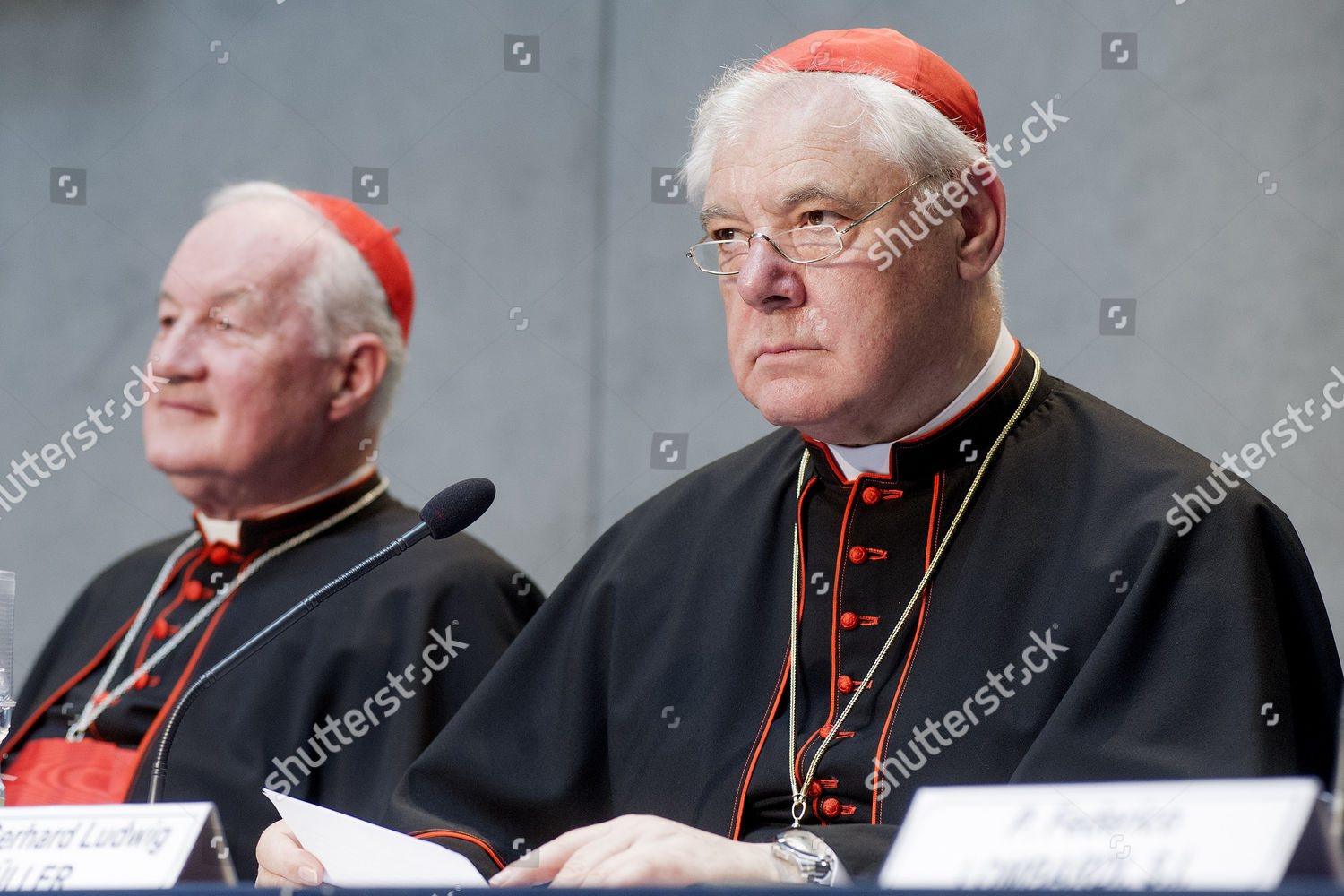 Cardinal Marc Ouellet Pss Prefect Congregations Editorial Stock Photo ...