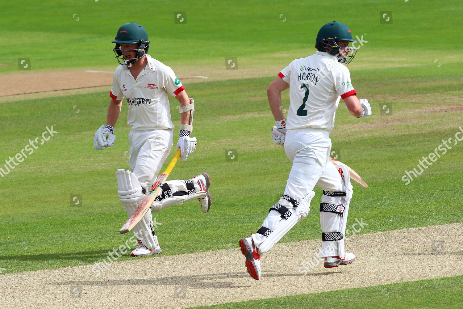 Angus Robson L Paul Horton Batting Editorial Stock Photo - Stock Image ...