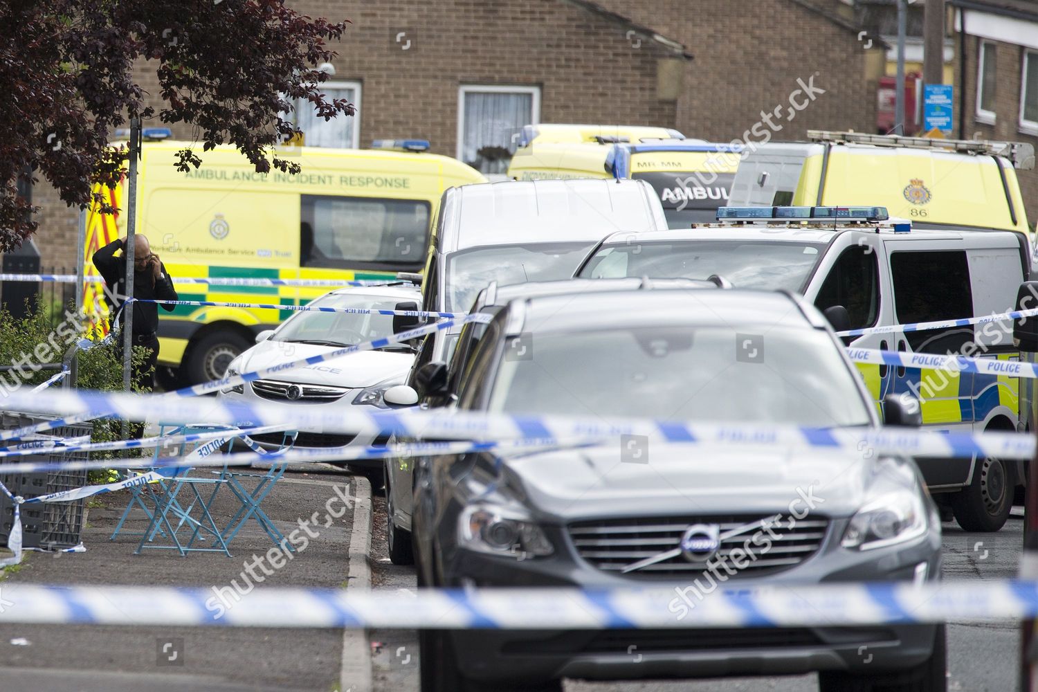 Police Attend Scene Birstall South Leeds Editorial Stock Photo - Stock ...