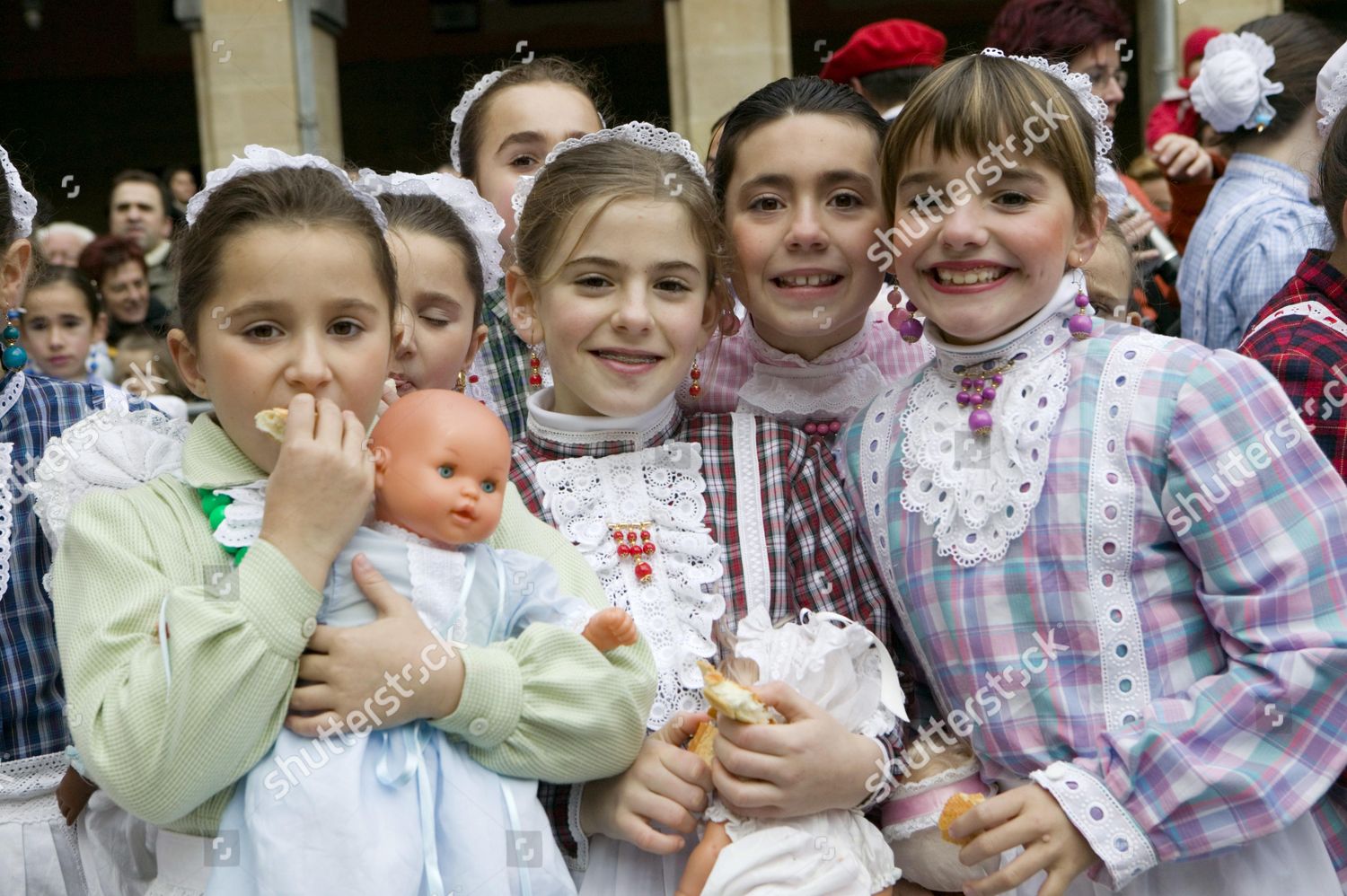 Basque Children Enjoy Chance Dress Celebrate Editorial Stock Photo ...