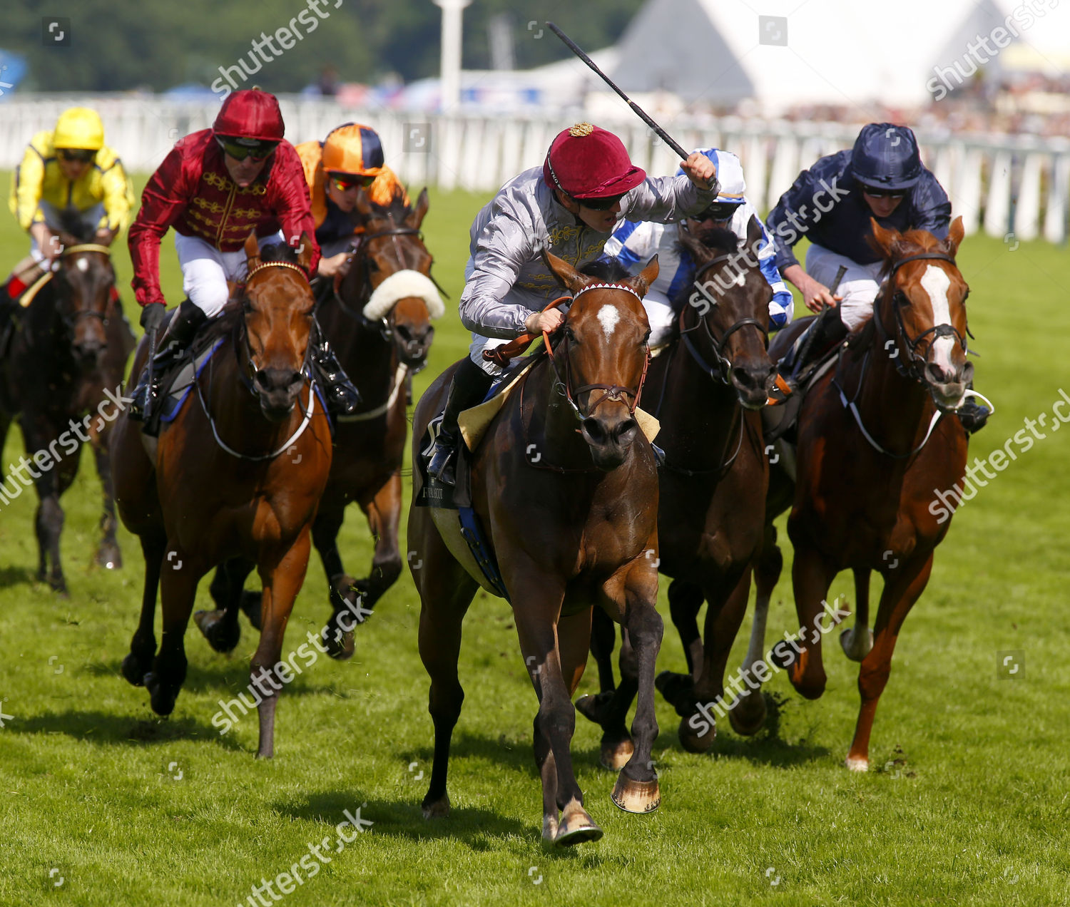 Qemah Gregory Benoist Winning Coronation Stakes Editorial Stock Photo ...