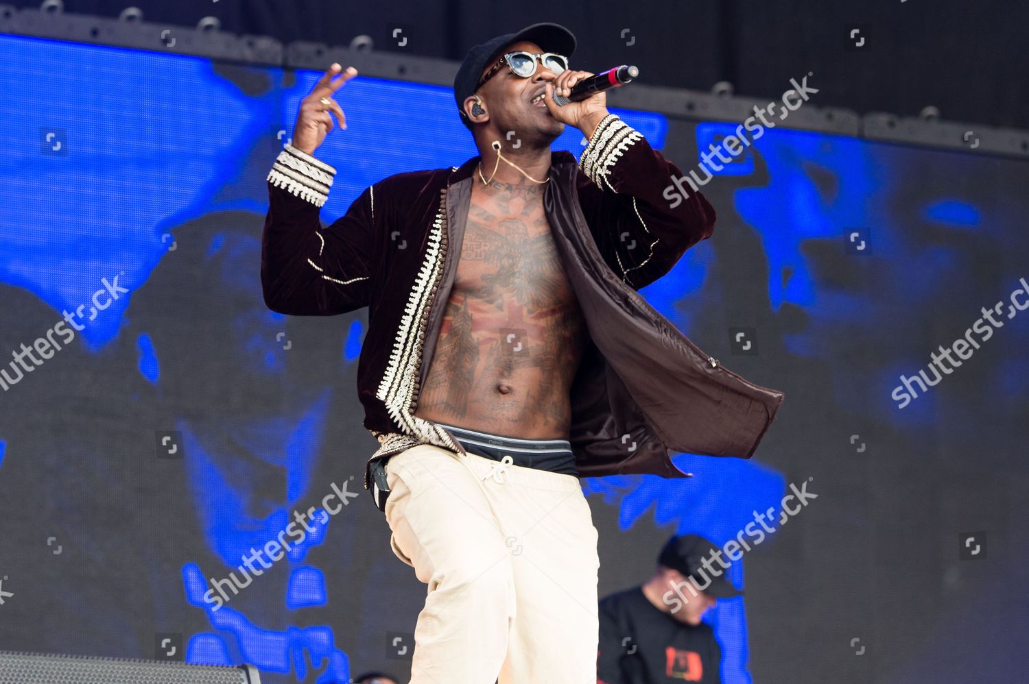 Skepta Performing On Pyramid Stage Skepta Editorial Stock Photo - Stock ...