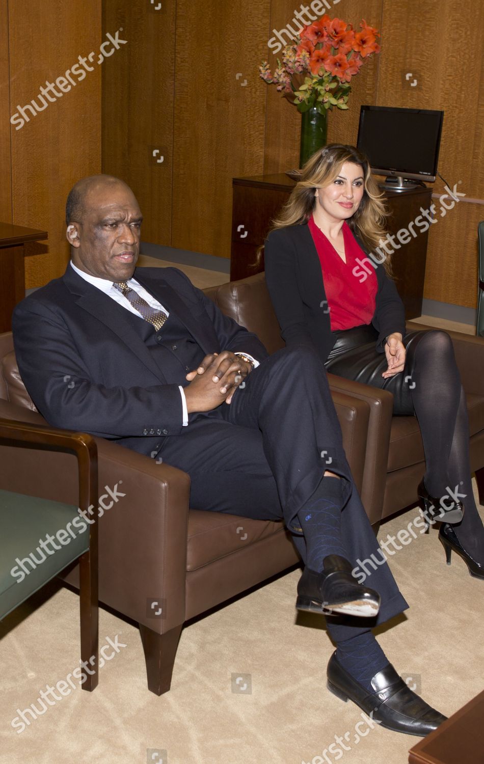 Press Encounter President General Assembly Ambassador Editorial Stock ...