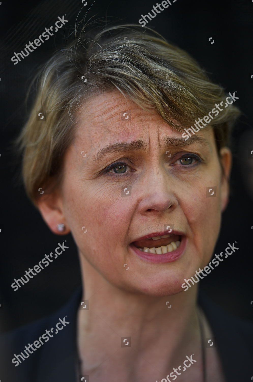 Labour Mp Yvette Cooper Speaking Media Editorial Stock Photo - Stock ...