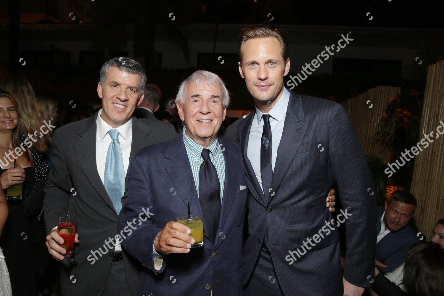 Peter Riche Alan Riche Alexander Skarsgard Editorial Stock Photo ...