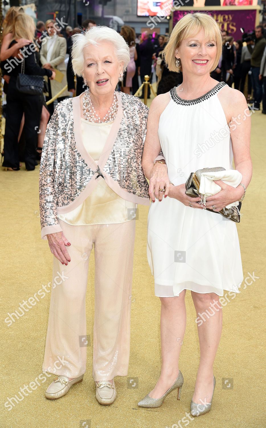 June Whitfield Daughter Suzy Aitchison Editorial Stock Photo - Stock ...