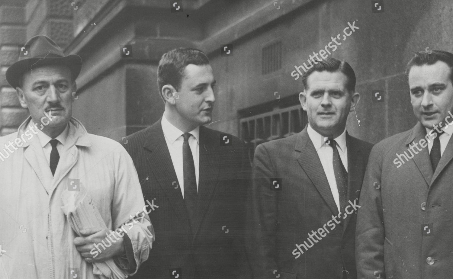 Four Scotland Yard Flying Squad Detectives Editorial Stock Photo ...