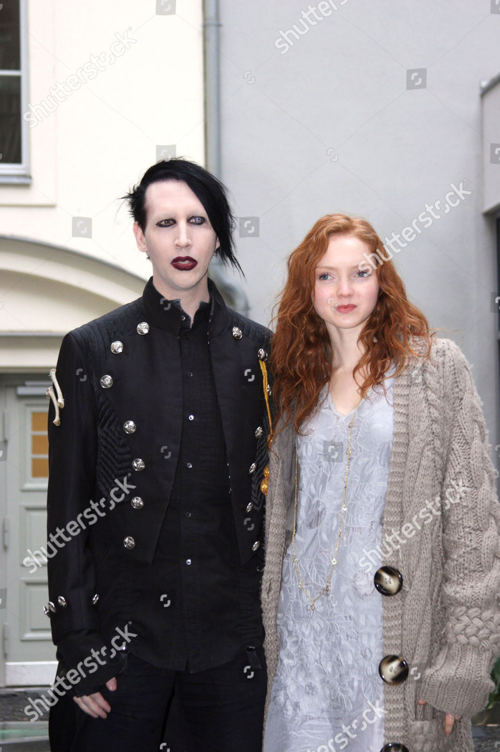 Marilyn Manson Lily Cole Manson Will Editorial Stock Photo - Stock ...