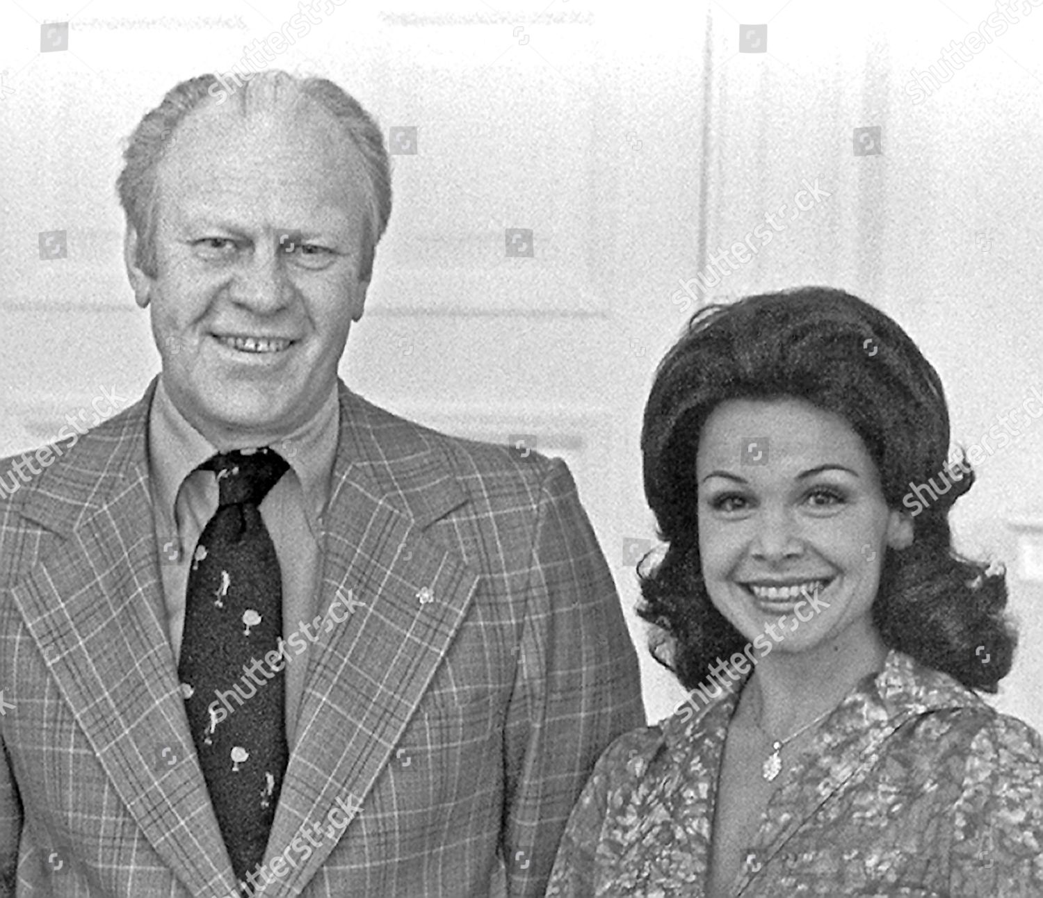GERALD FORD ANNETTE FUNICELLO MRS Editorial Stock Photo - Stock Image ...