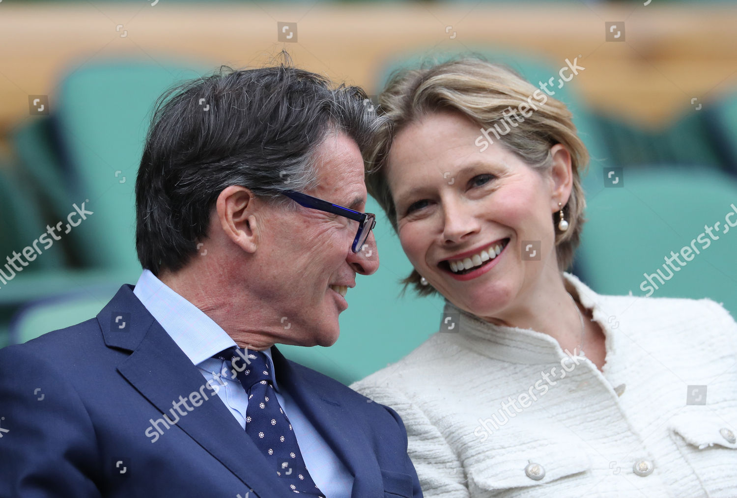 Lord Sebastian Coe Lady Carole Coe Editorial Stock Photo - Stock Image ...