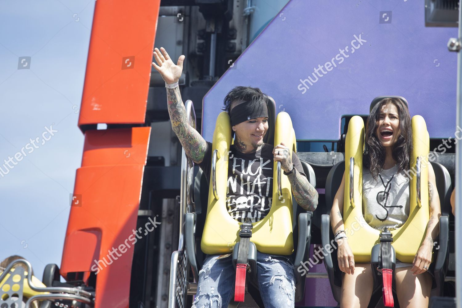 Dj Ashba Wife Naty Ashba Editorial Stock Photo - Stock Image | Shutterstock