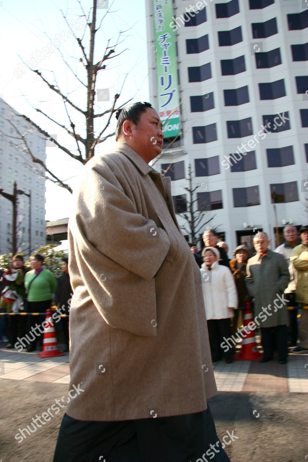 Sumo Wrestler Arriving Contest Ryogoku Sumo Editorial Stock Photo ...