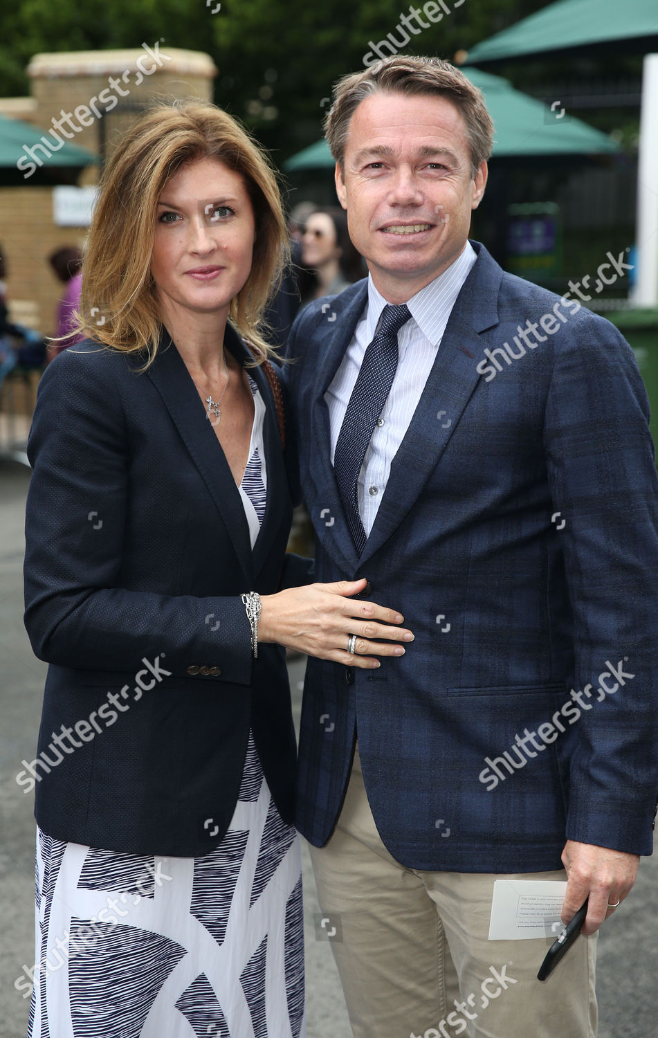 Graeme Le Saux His Wife Mariana Editorial Stock Photo - Stock Image ...