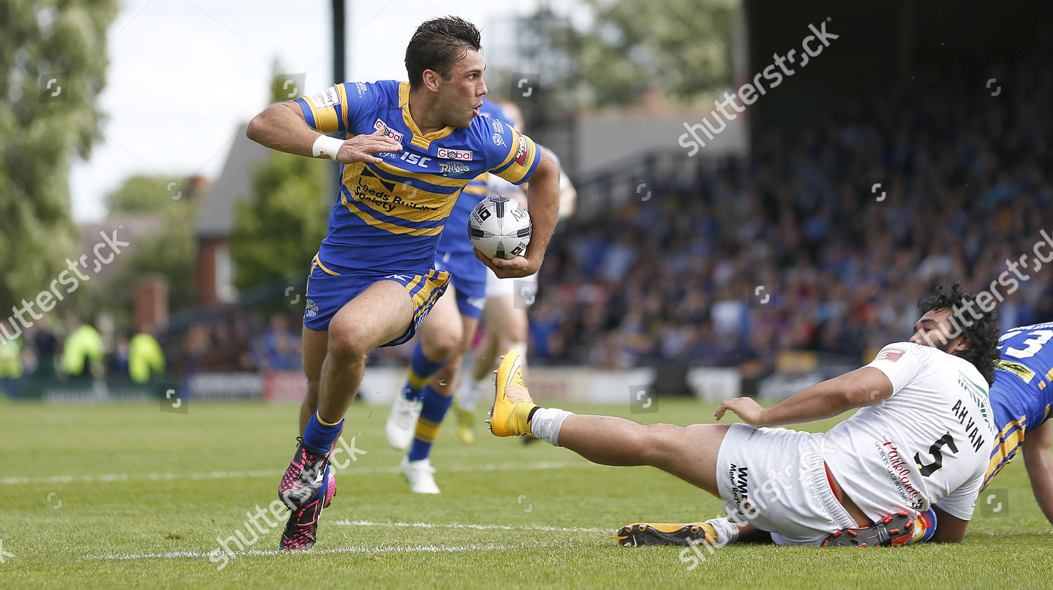 Leeds Joel Moon Runs 3rd Try Editorial Stock Photo - Stock Image ...