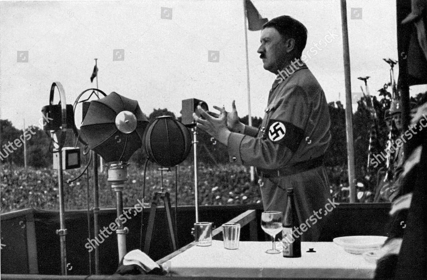 Adolf Hilter Addressing German Nation Editorial Stock Photo - Stock ...