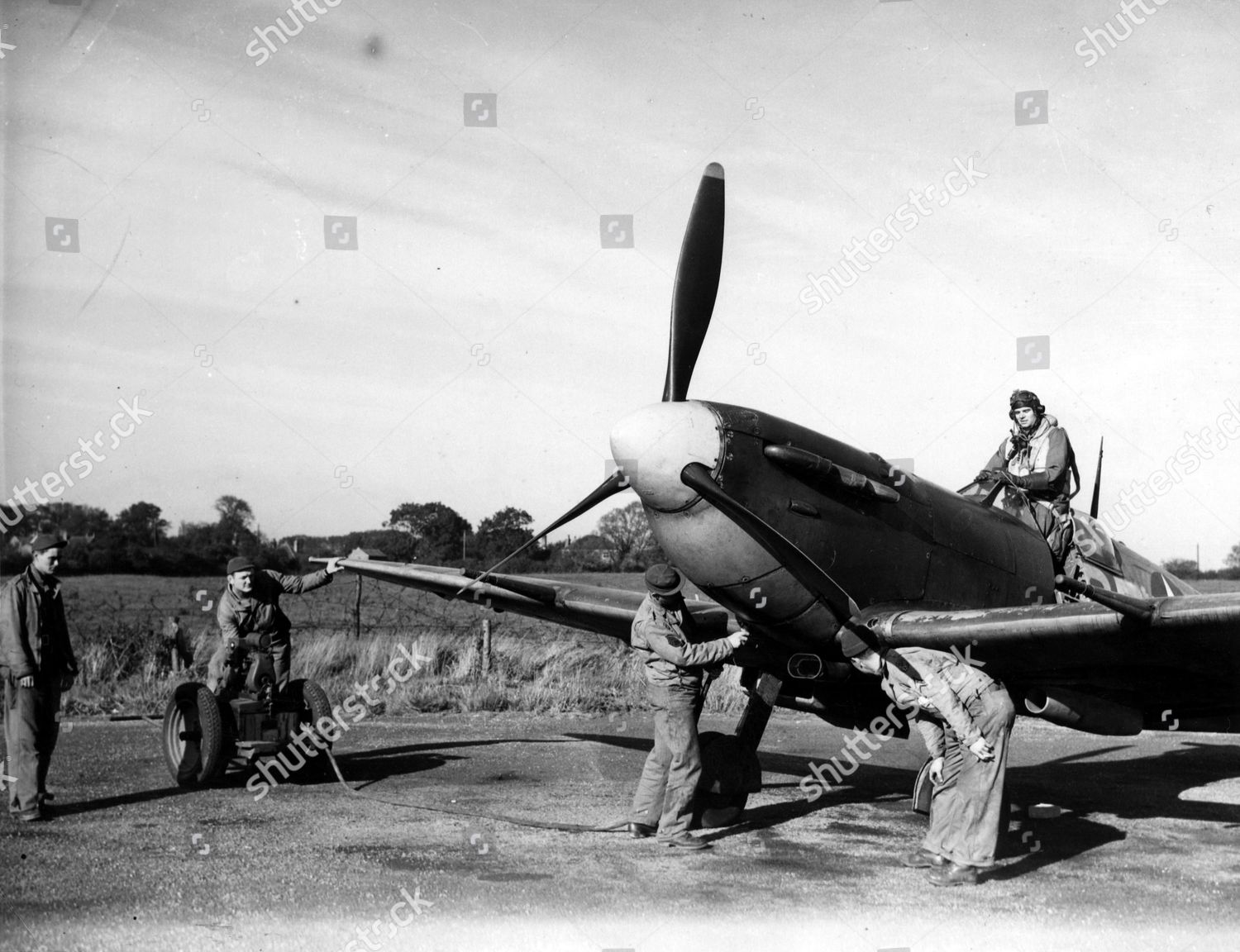 Usaf Vickers Armstrong Supermarine Spitfire Mk Editorial Stock Photo ...