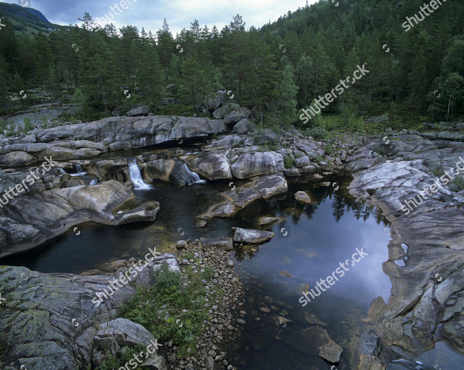 Rocky Landscape North Valle Setesdal Valley Editorial Stock Photo ...