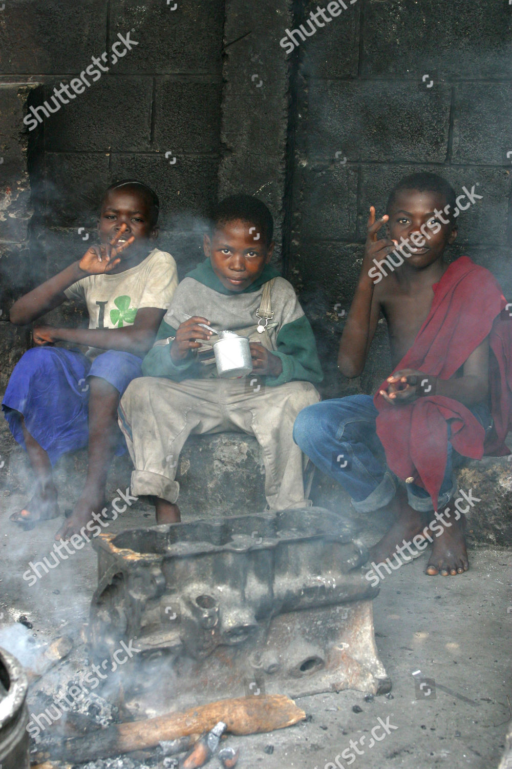 Drop Shelter Street Children Kinshasa 70 Editorial Stock Photo - Stock ...