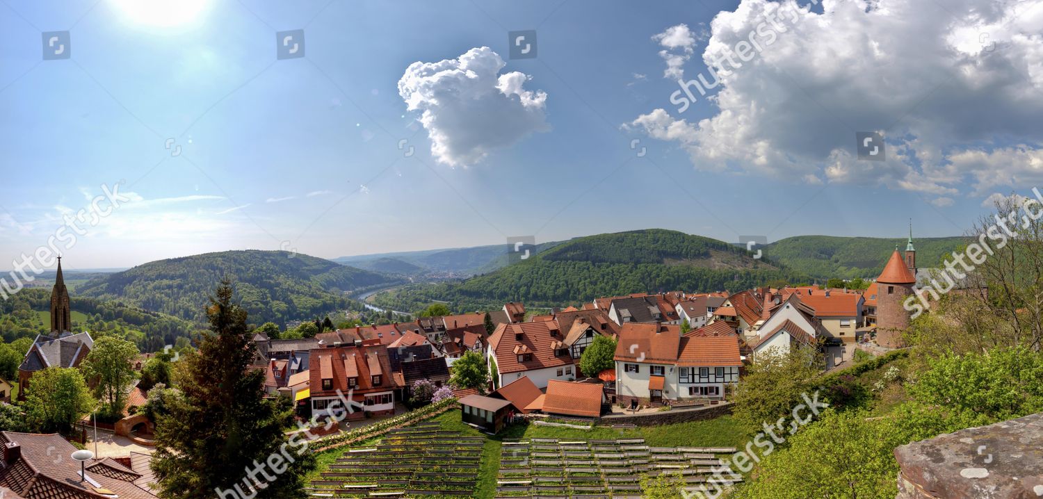View Bergfeste Dilsberg Castle Over Dilsberg Editorial Stock Photo ...