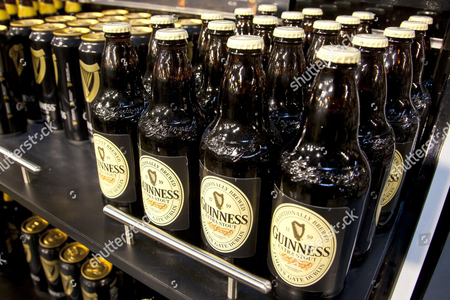 Guinness Beer Bottles Museum Storehouse Guinness Editorial Stock Photo ...