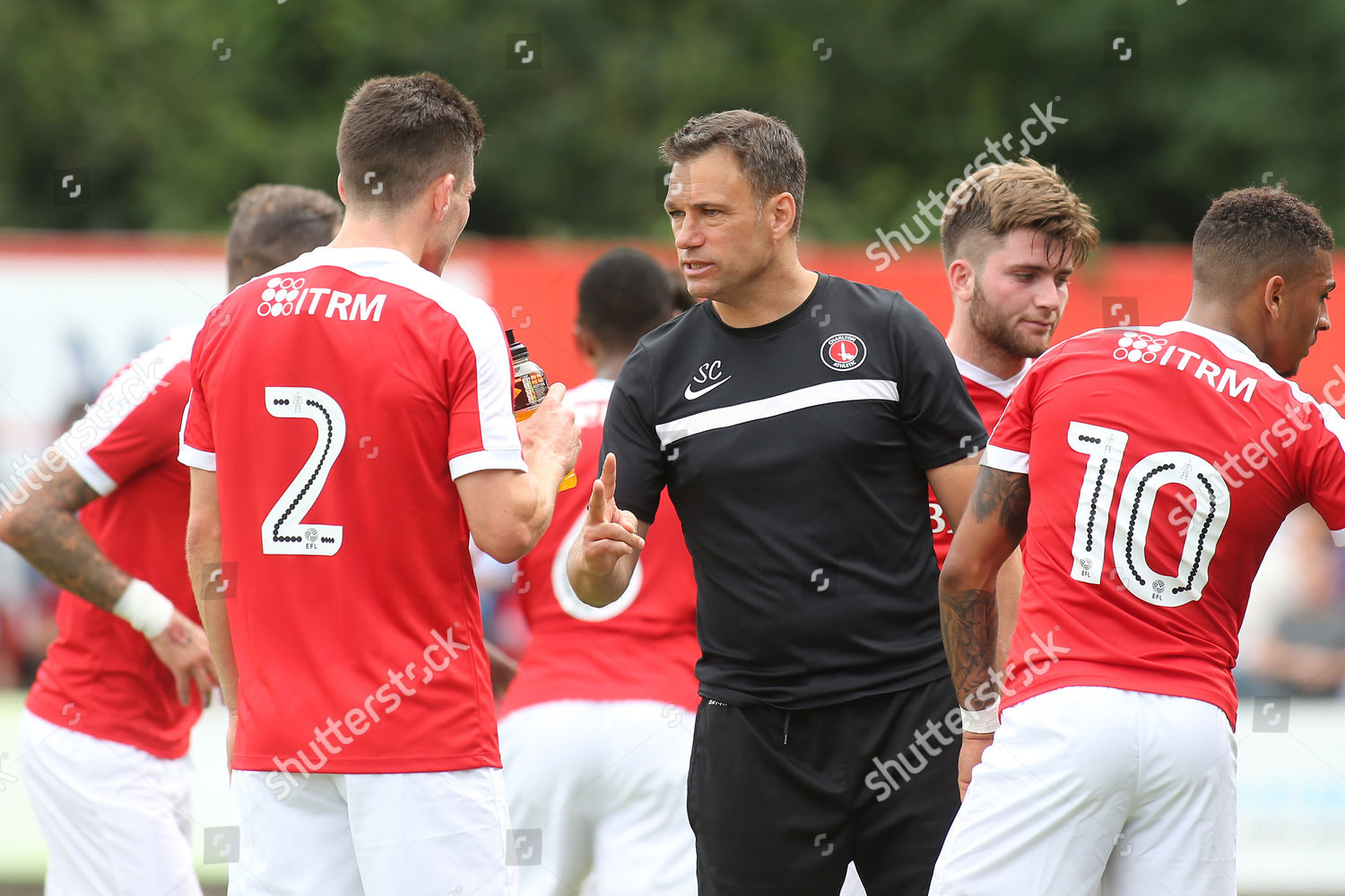 Charltons First Team Coach Simon Clark Editorial Stock Photo - Stock ...