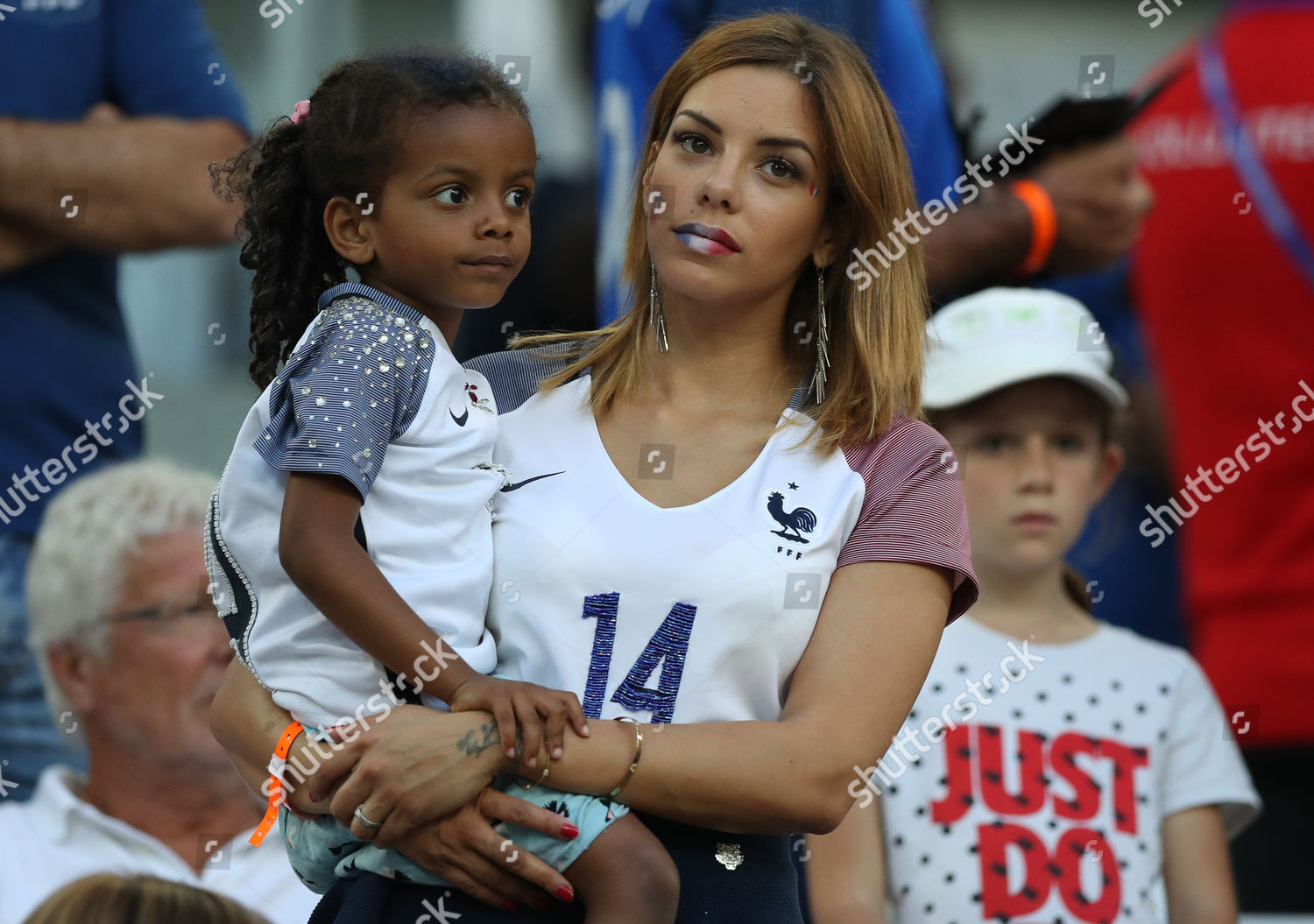 Wife Blaise Matuidi France During Uefa Editorial Stock Photo - Stock ...