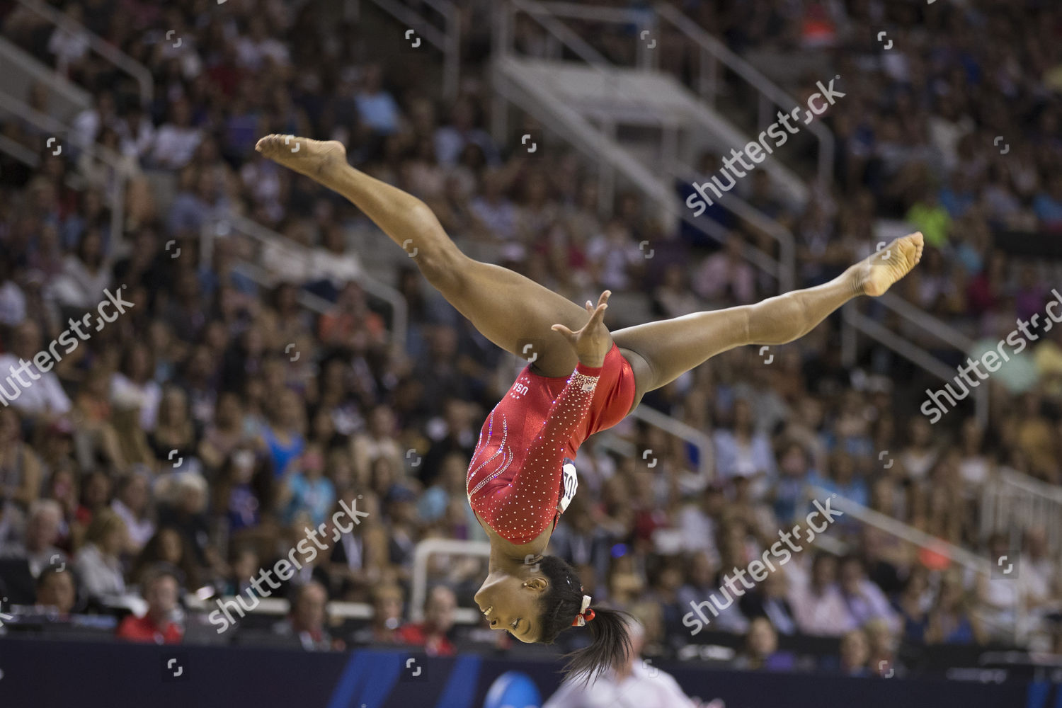 Simone Biles During Day Two Us Editorial Stock Photo - Stock Image ...