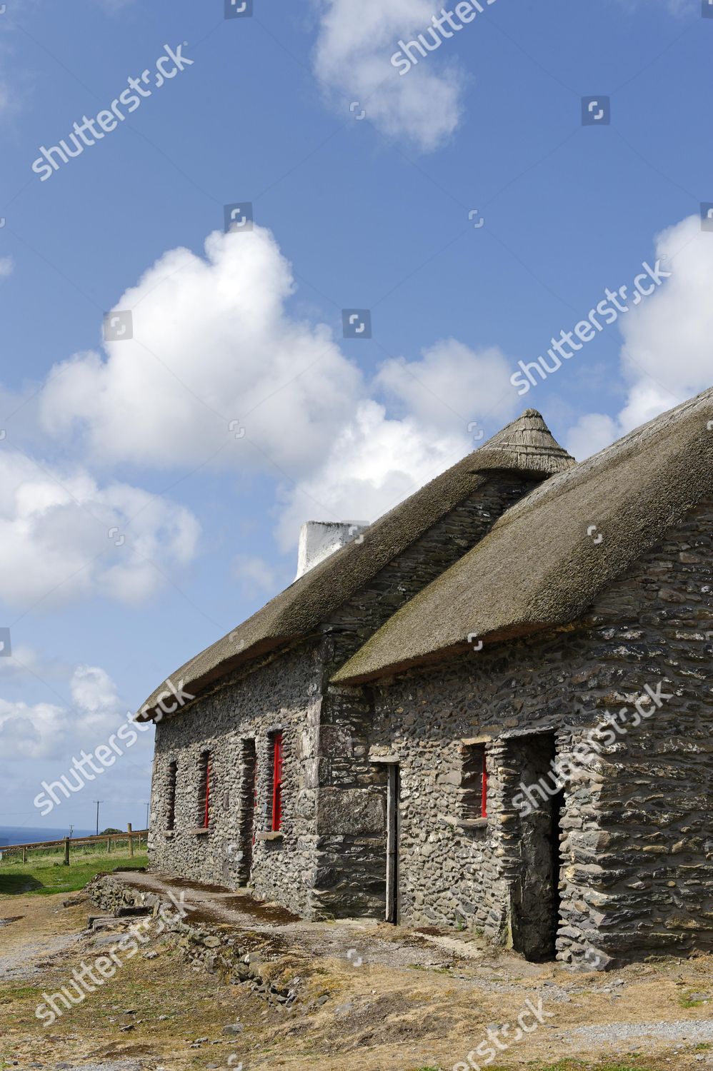 Famine Cottages Museum Dingle Peninsula County Editorial Stock Photo ...