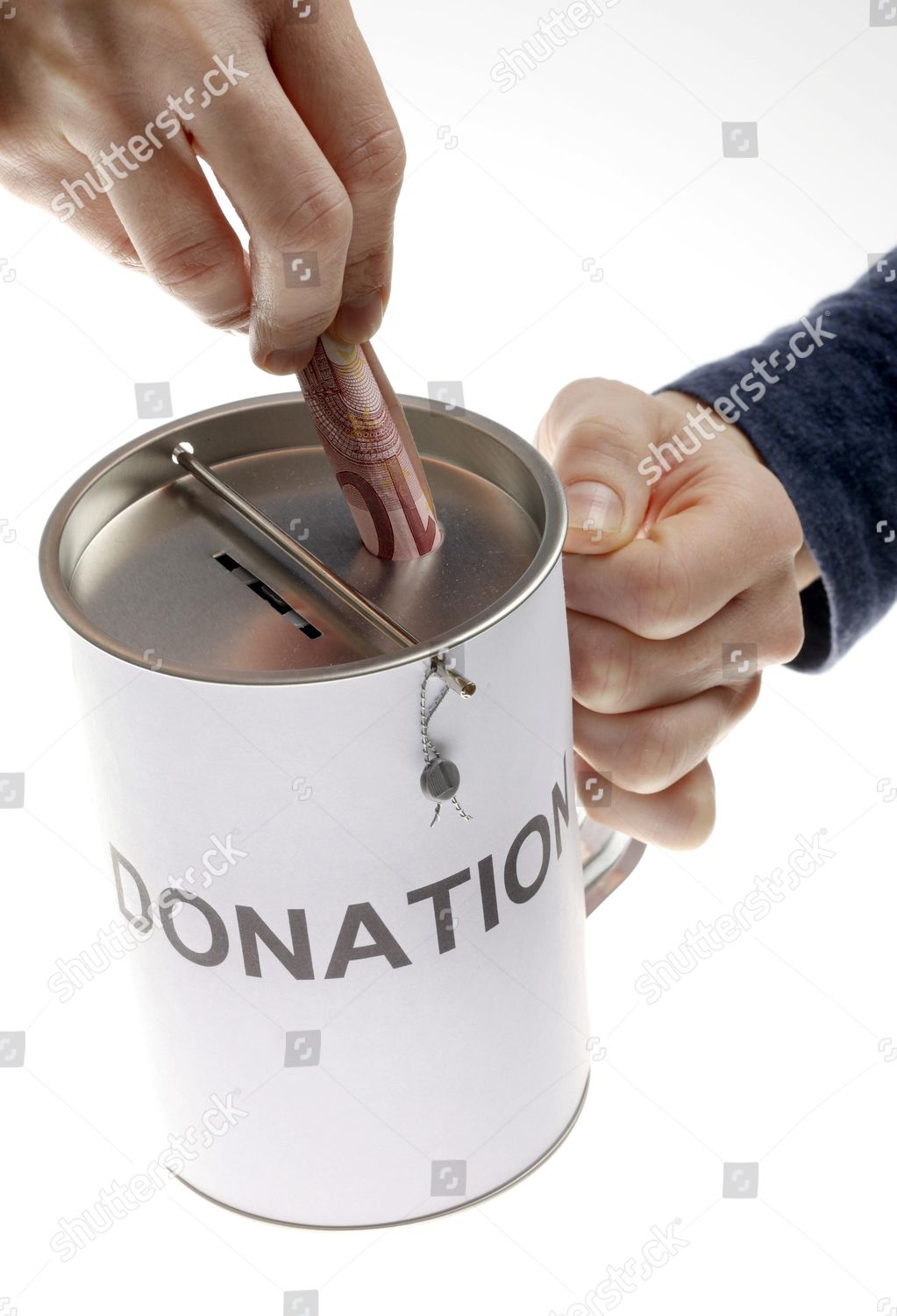 Model Released Hands Donation Box Labeled Editorial Stock Photo - Stock ...
