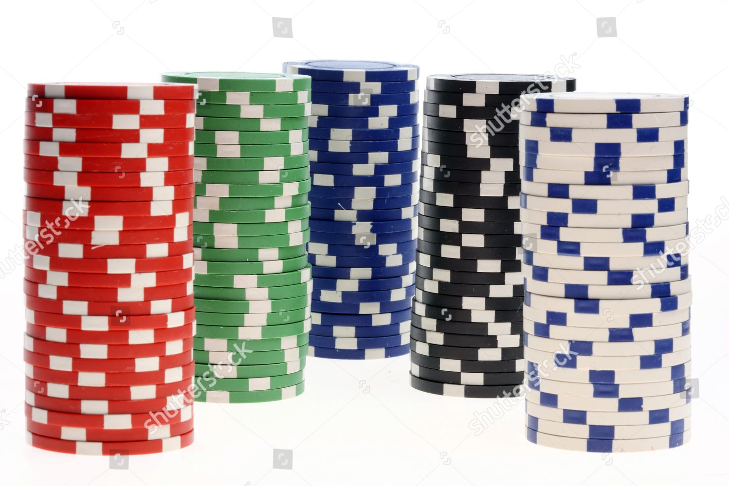 Poker Gaming Chips Tokens Different Values Editorial Stock Photo ...