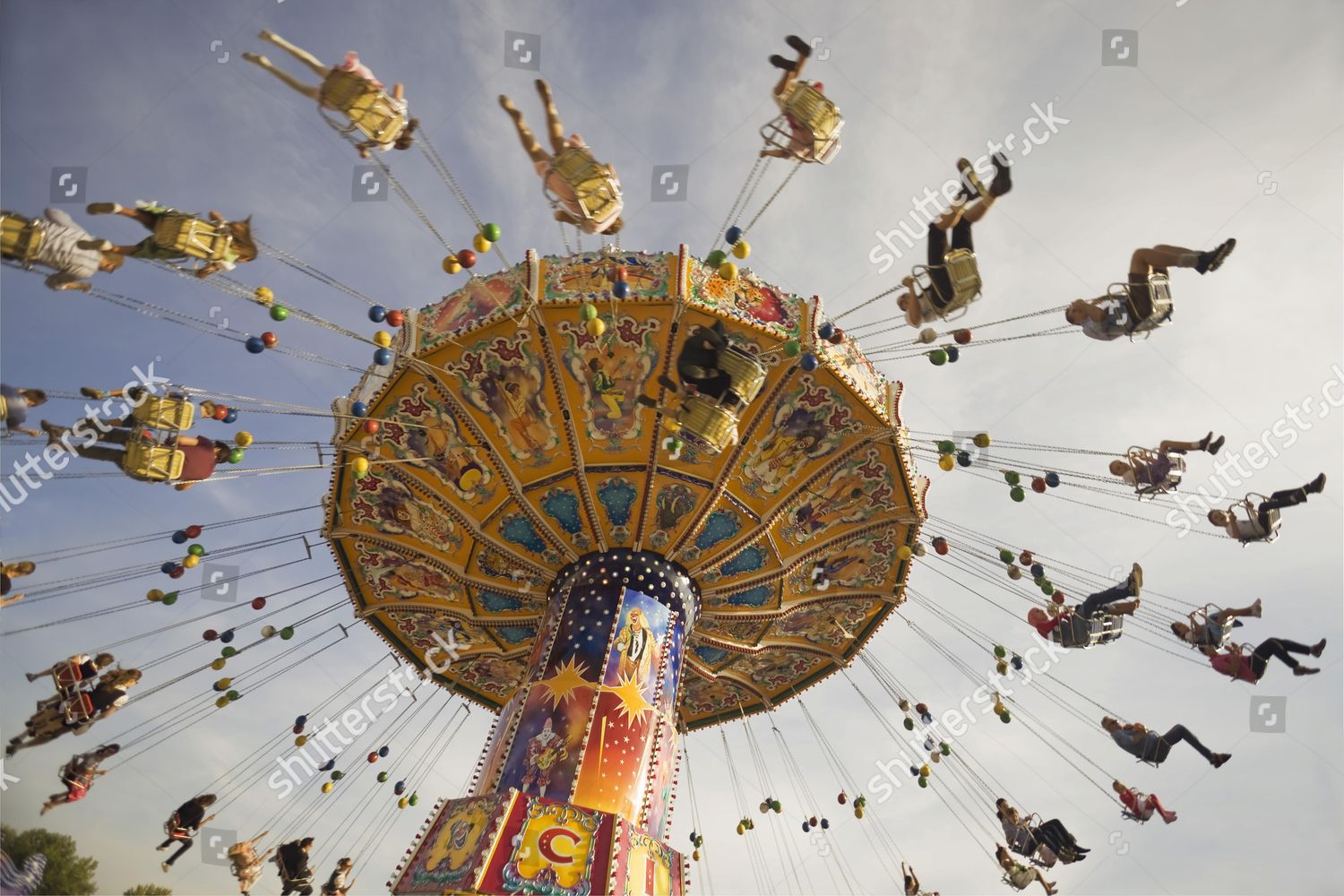 Chair Swing Ride Chairoplanes Oktoberfest Munich Editorial Stock Photo ...