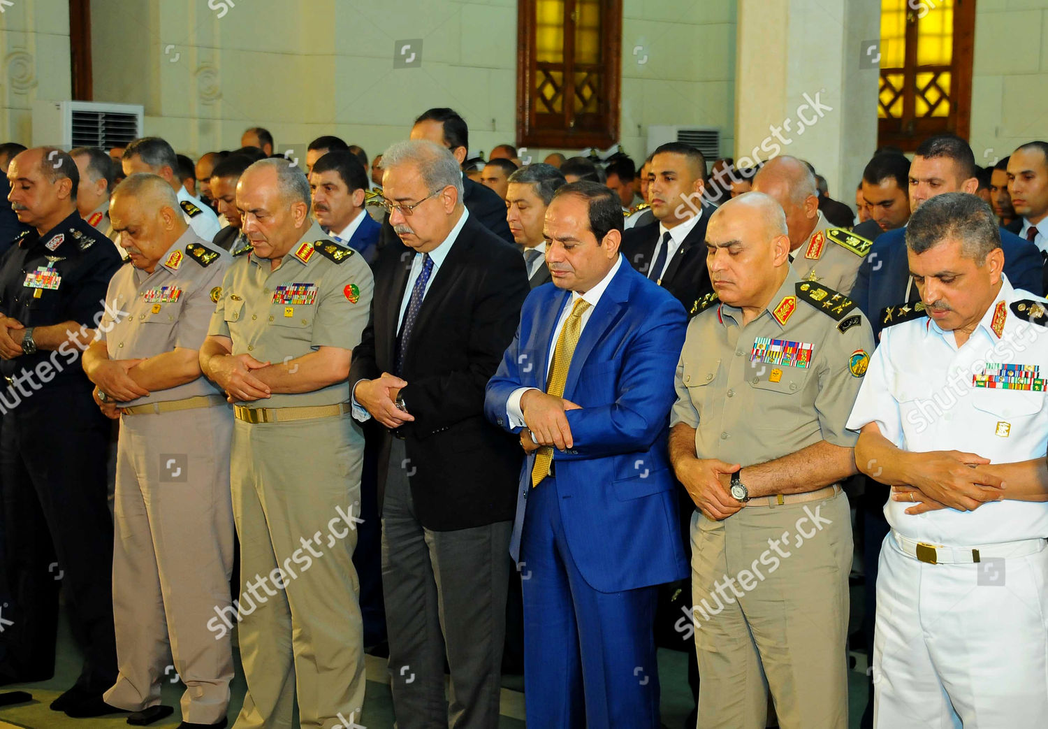 Egyptian President Abdel Fattah Alsisi Attends Editorial Stock Photo ...