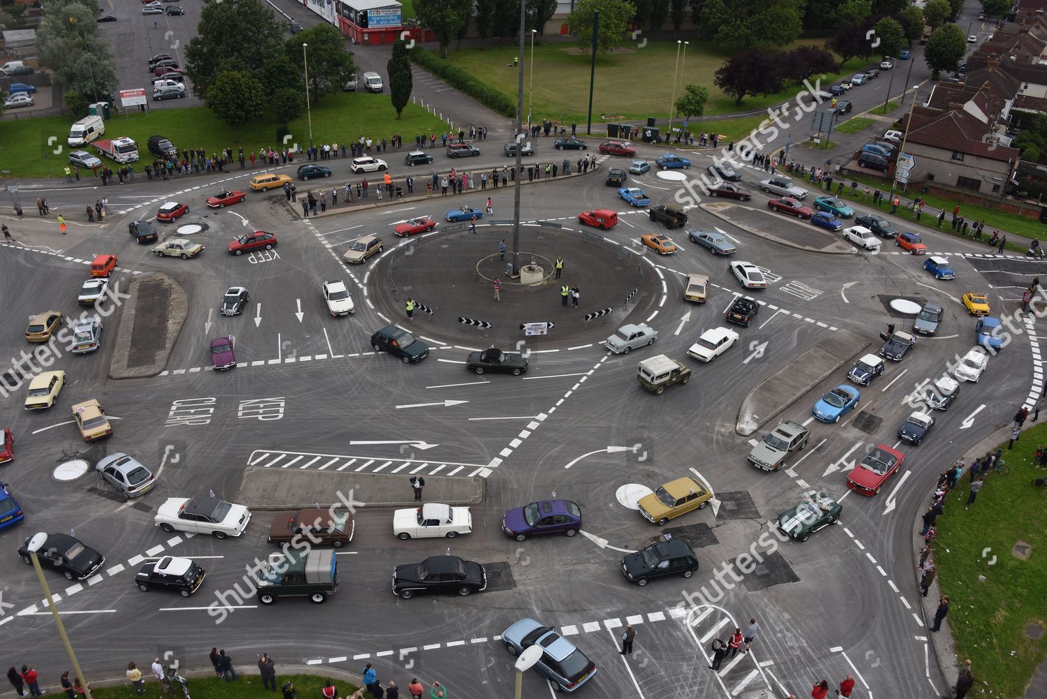 Cars On Swindons Magic Roundabout Editorial Stock Photo - Stock Image ...